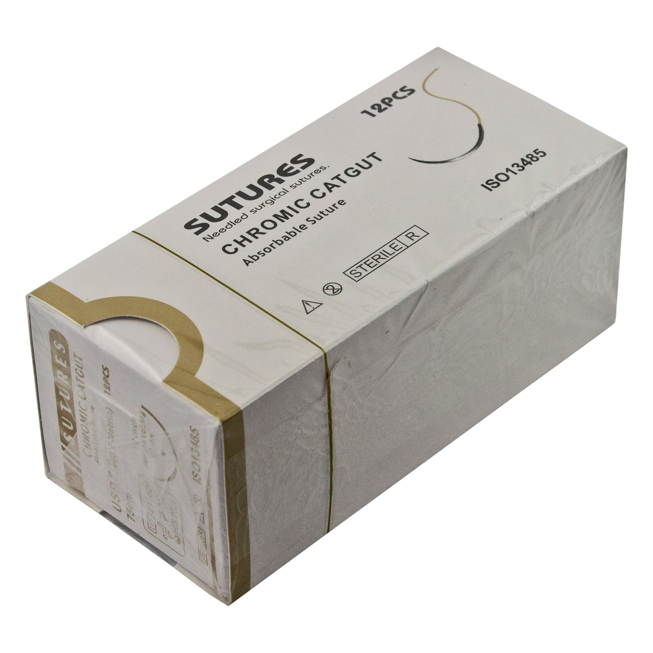 Chromic Catgut absorbable neddled surgical sutures (12 piece/box ...